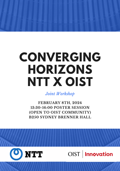 NTT x OIST Joint Workshop | OIST Groups